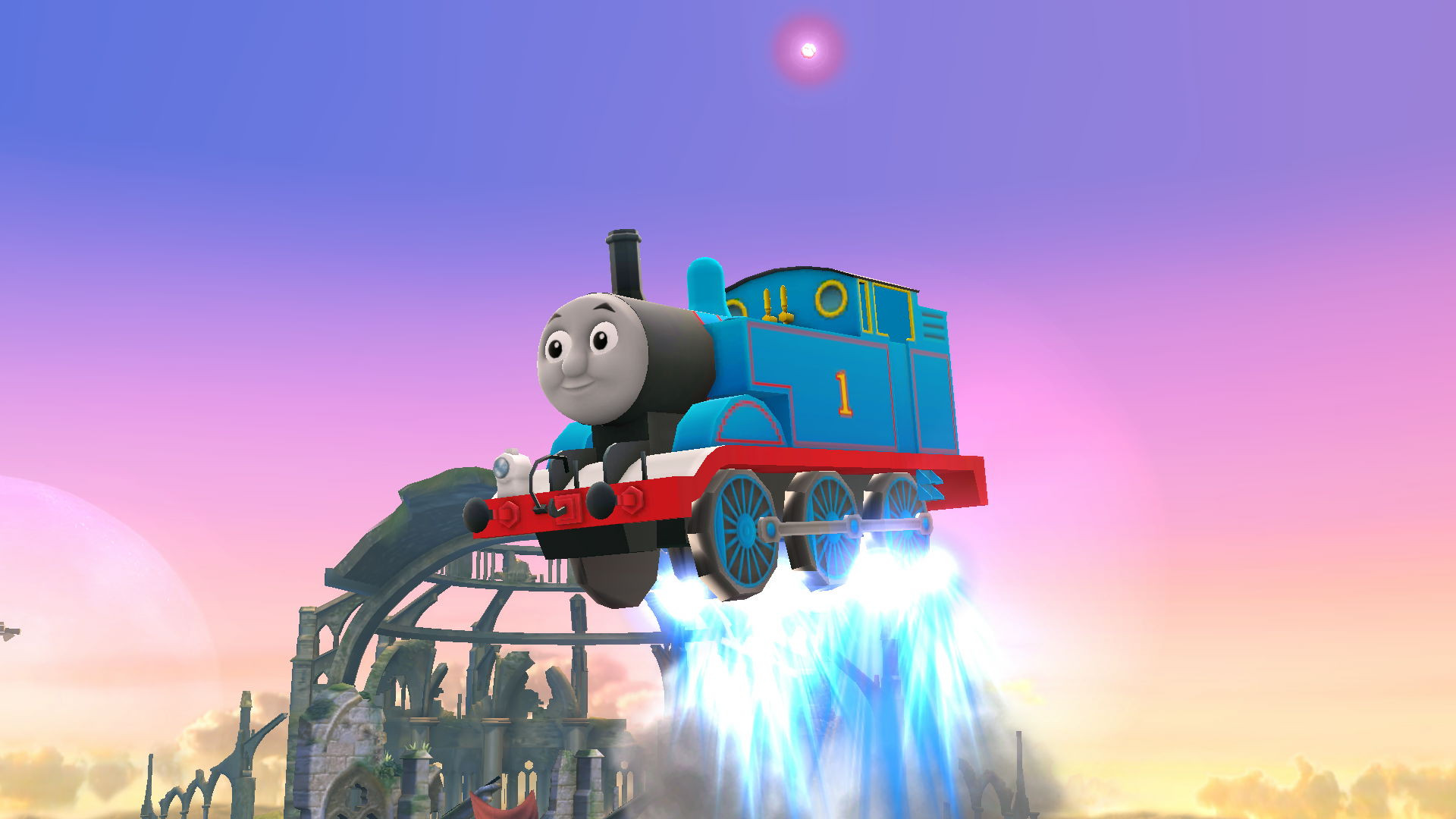 Thomas the Tank Engine V2 (Rigged)[ROB] Mod for Super Smash Bros. (Wii ...