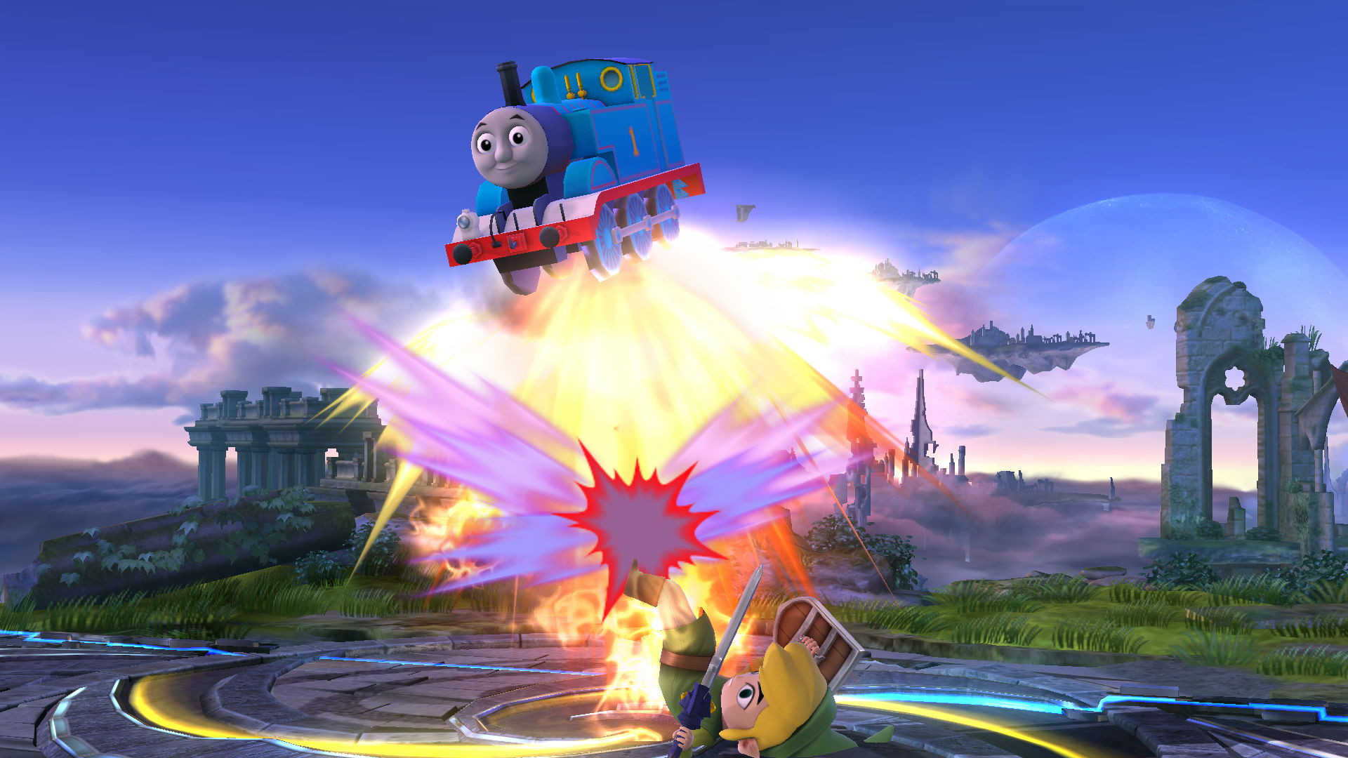 Thomas the Tank Engine V2 (Rigged)[ROB] Mod for Super Smash Bros. (Wii ...