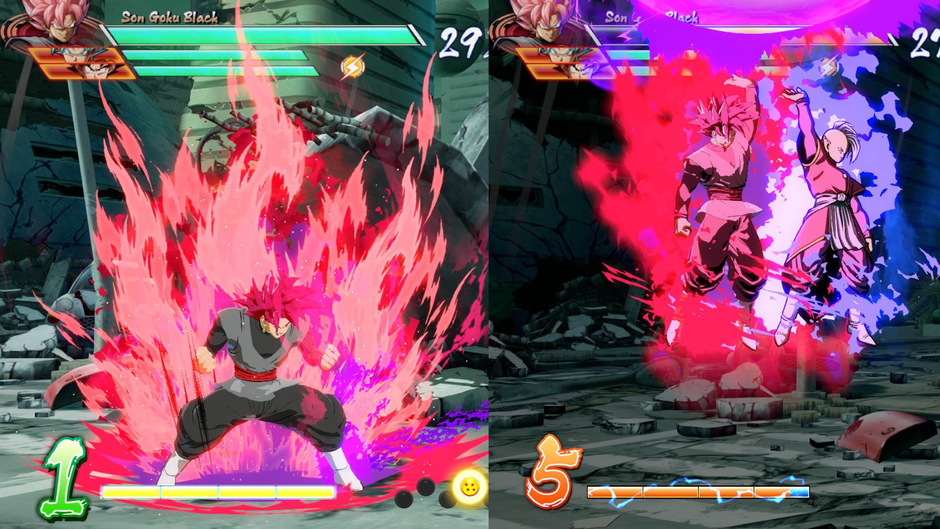 Goku Black Legendary SS Red and SS (Red rosé aura) Mod for Dragon Ball ...