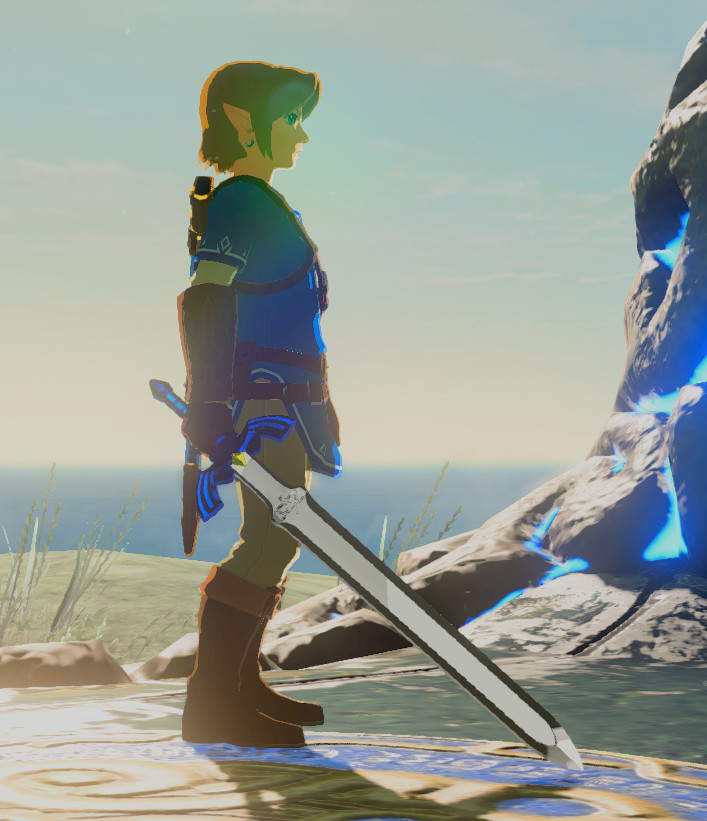 Ocarina Master Sword Mod for The Legend of Zelda: Breath of the Wild ...