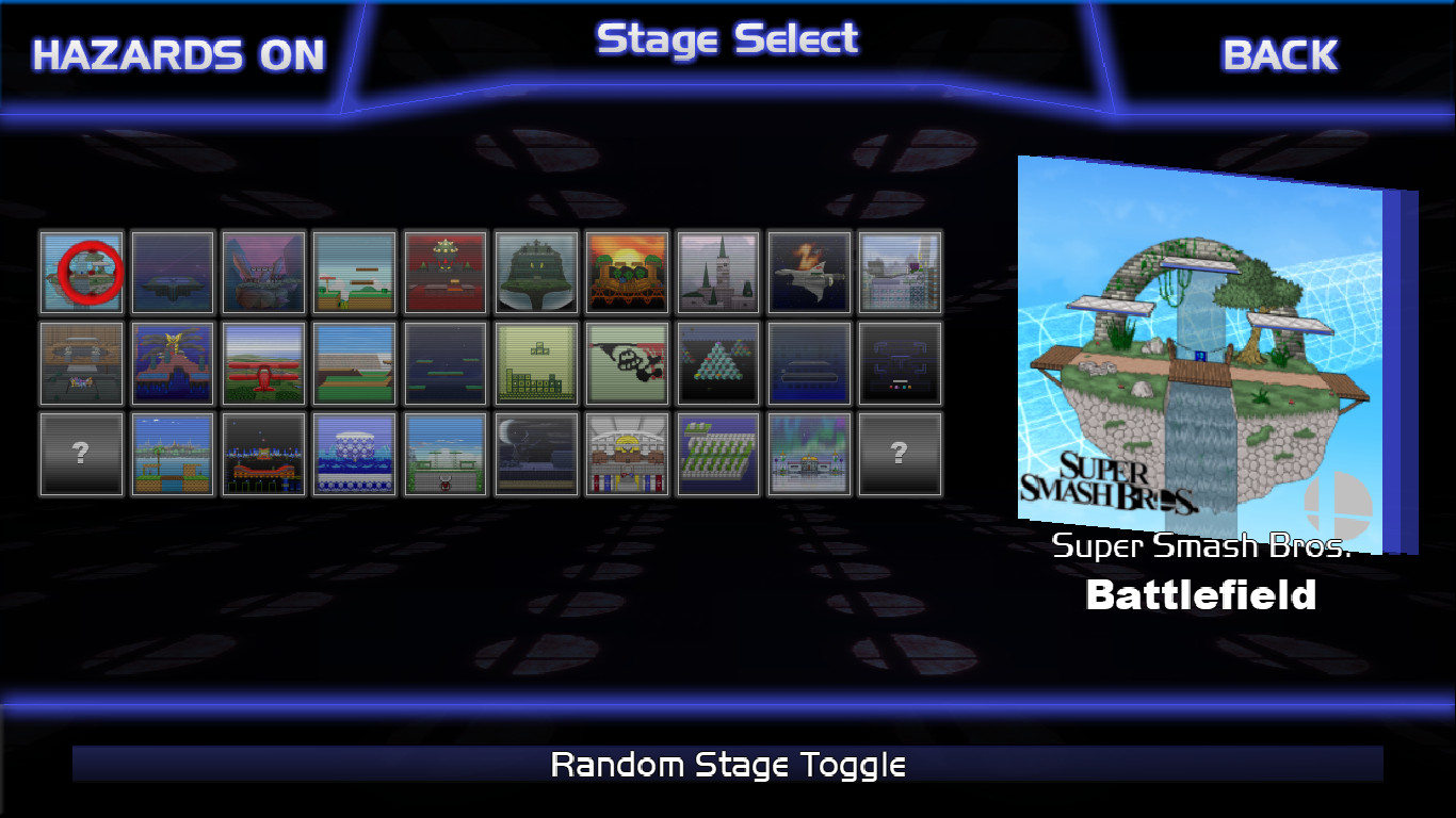 Stage Select: Game Logos and Series Icons Mod for Super Smash Bros ...