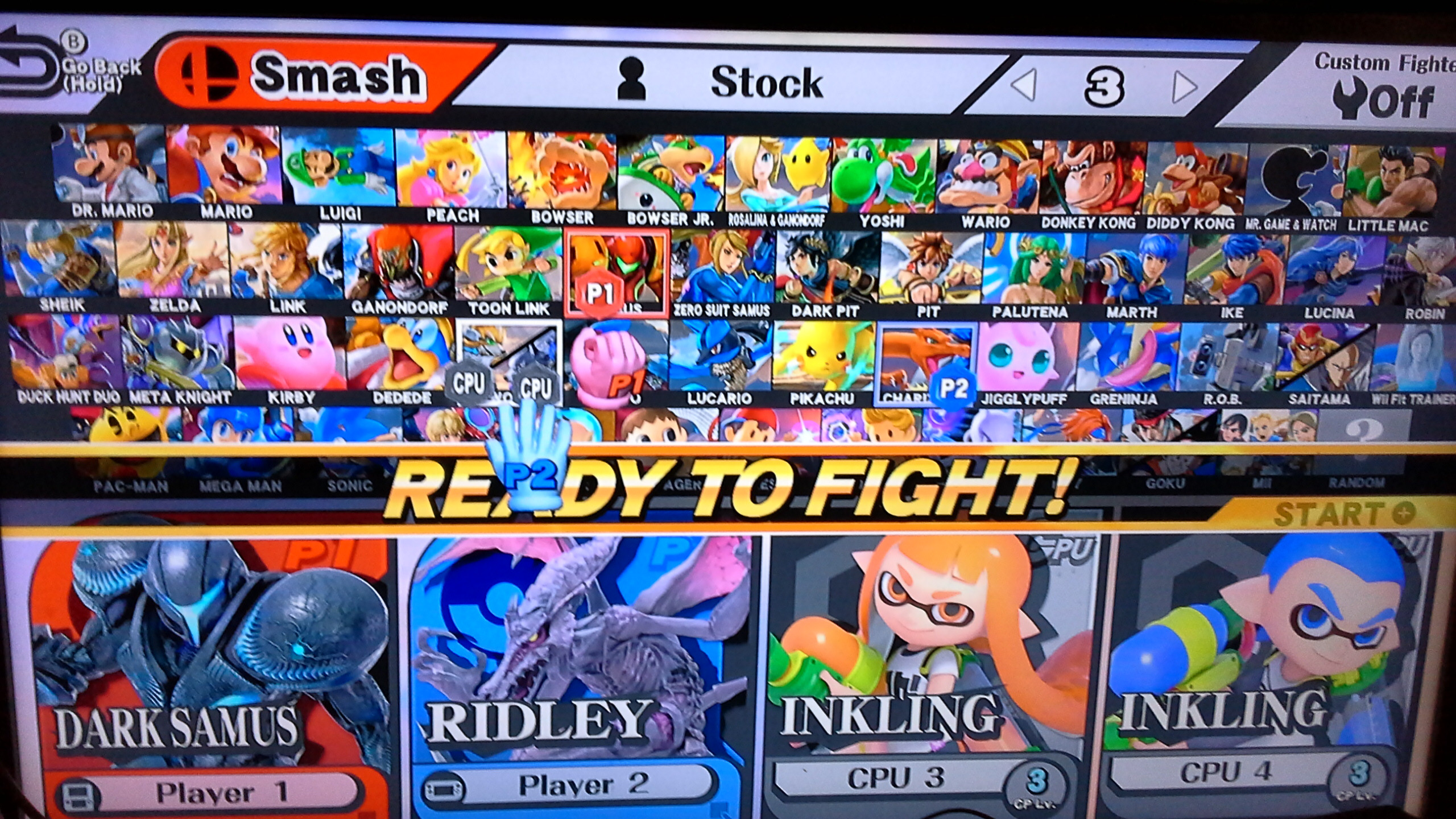 Dark Samus Ultimate UI [Super Smash Bros. (Wii U)] [Mods]