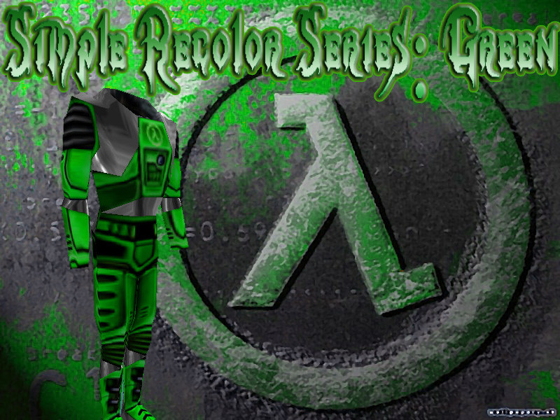 Hev Suit Simple Recolor: Green Mod for Half-Life | HL Mods