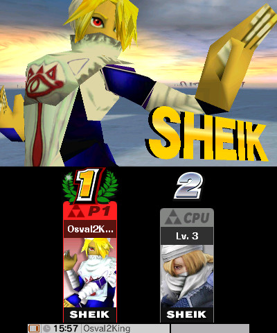 N64 Sheik Mod for Super Smash Bros. (3DS) | SSB3DS Mods