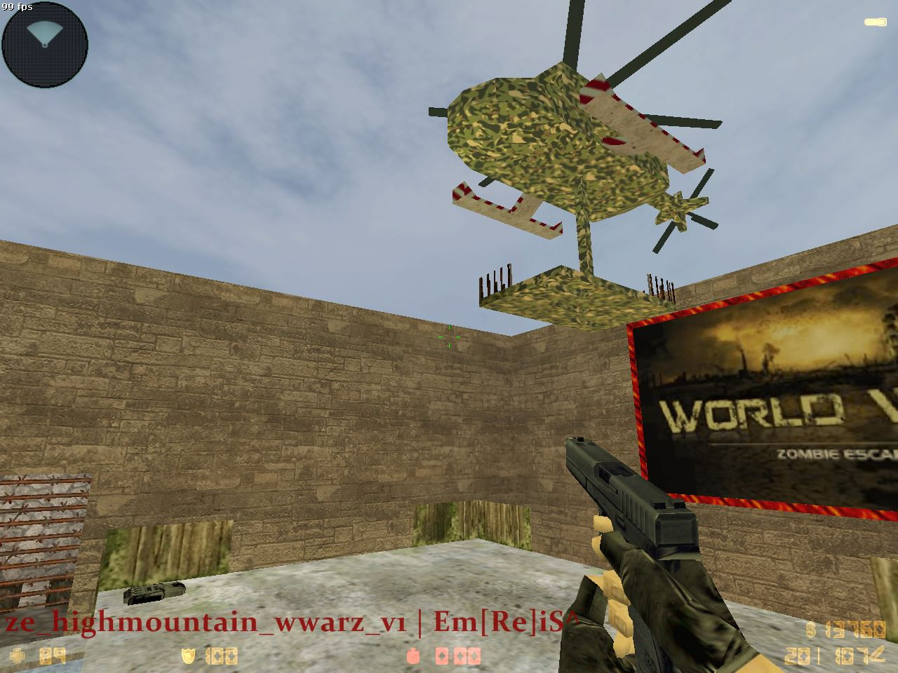 ze_highmountain_wwarz | World War Z [Counter-Strike 1.6] [Mods]