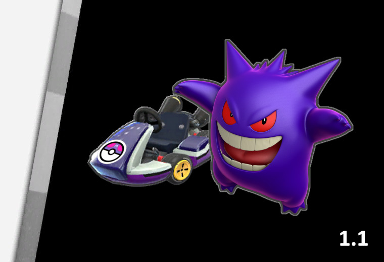 Gengar Mod for Mario Kart 8 | MK8 Mods