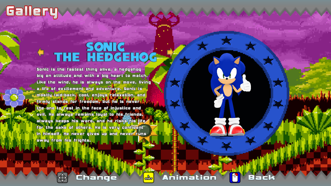 SegaSonic The Hedgehog menu theme Mod for Sonic World | SW Mods