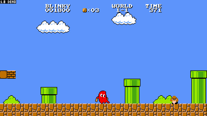 Blinky the Ghost Monster Player Skin Mod for Boll Deluxe | BDX Mods