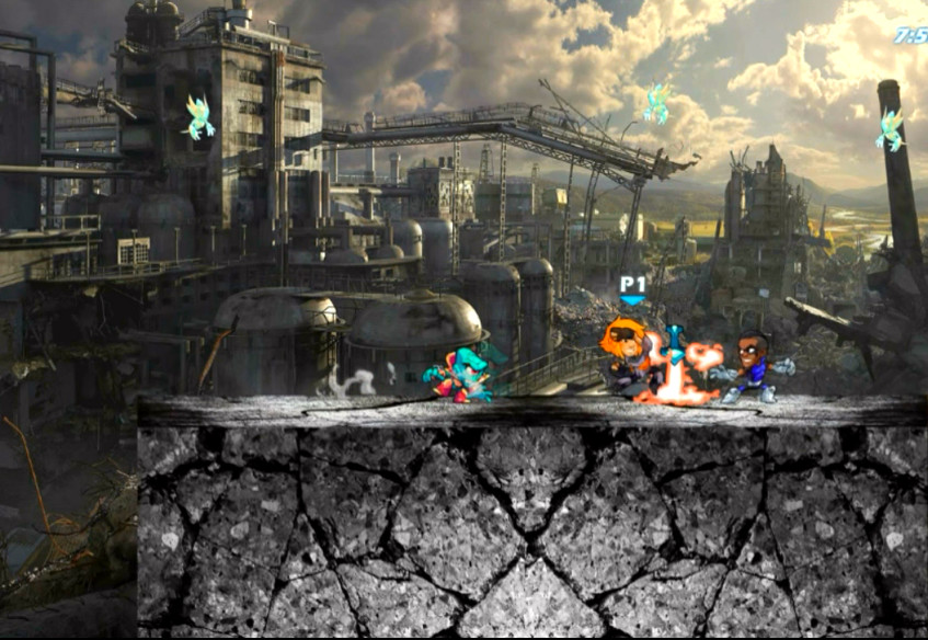 Brawlhalla Map Skins Brawlhaven Destroyed City Mod for Brawlhalla ...