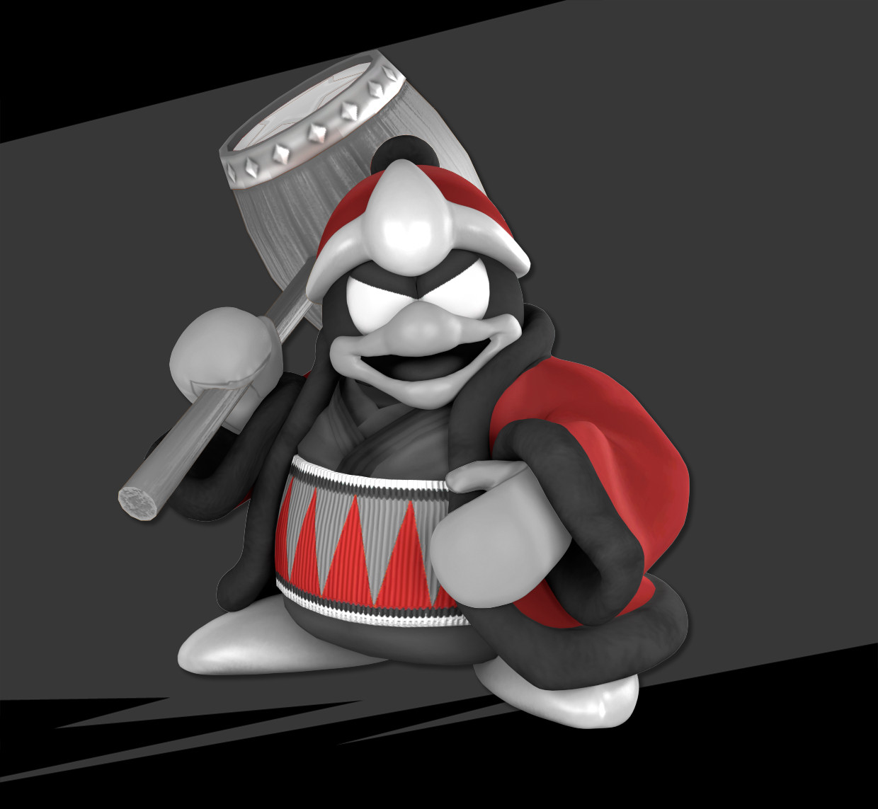 Shadow Dedede (Recolor) [Super Smash Bros. (3DS)] [Mods]