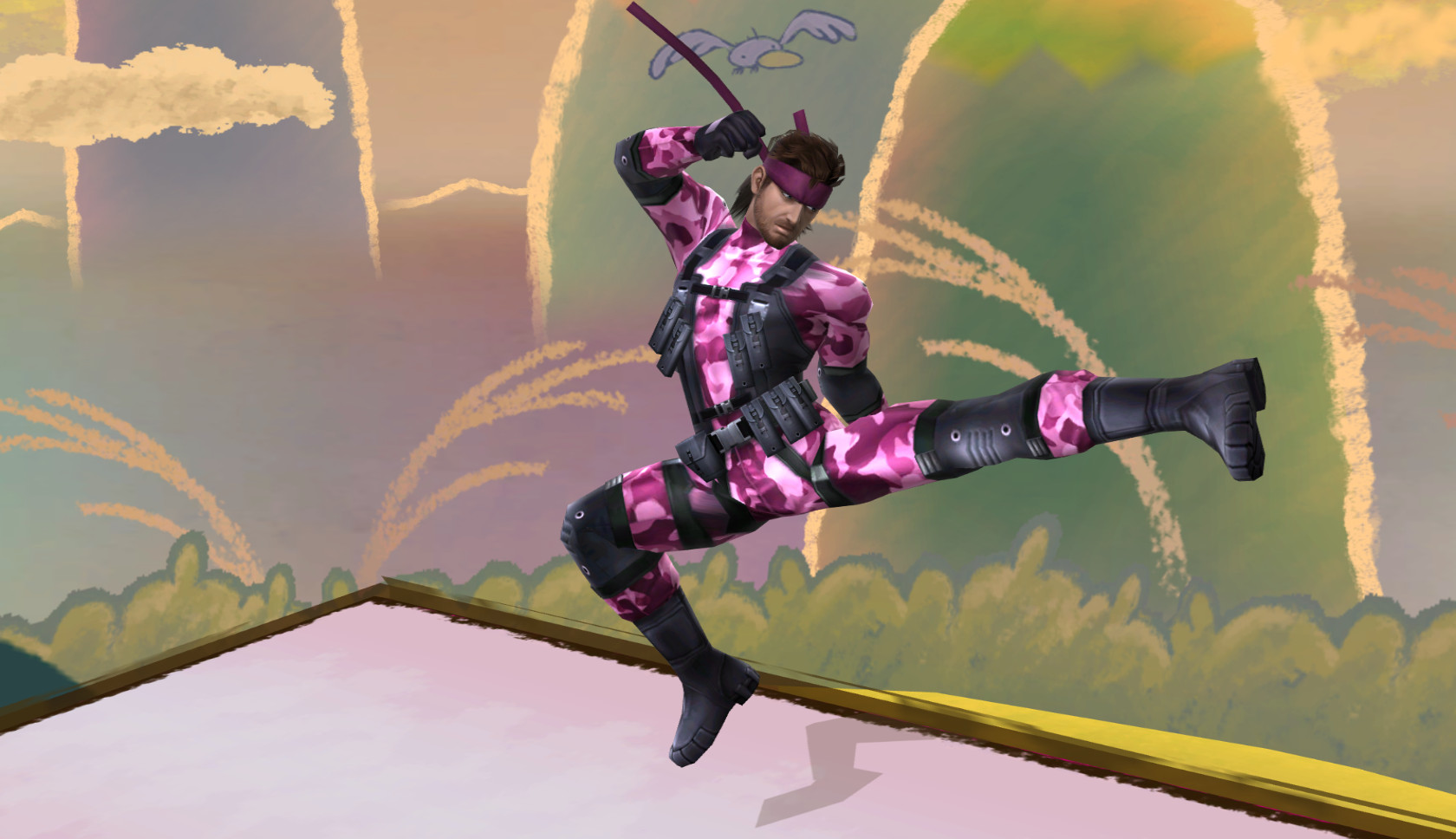 Smash 3C Solid Snake Mod for Super Smash Bros. Brawl | Brawl Mods