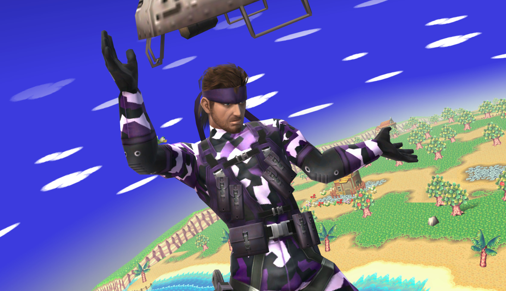 Smash 3C Solid Snake Mod for Super Smash Bros. Brawl | Brawl Mods