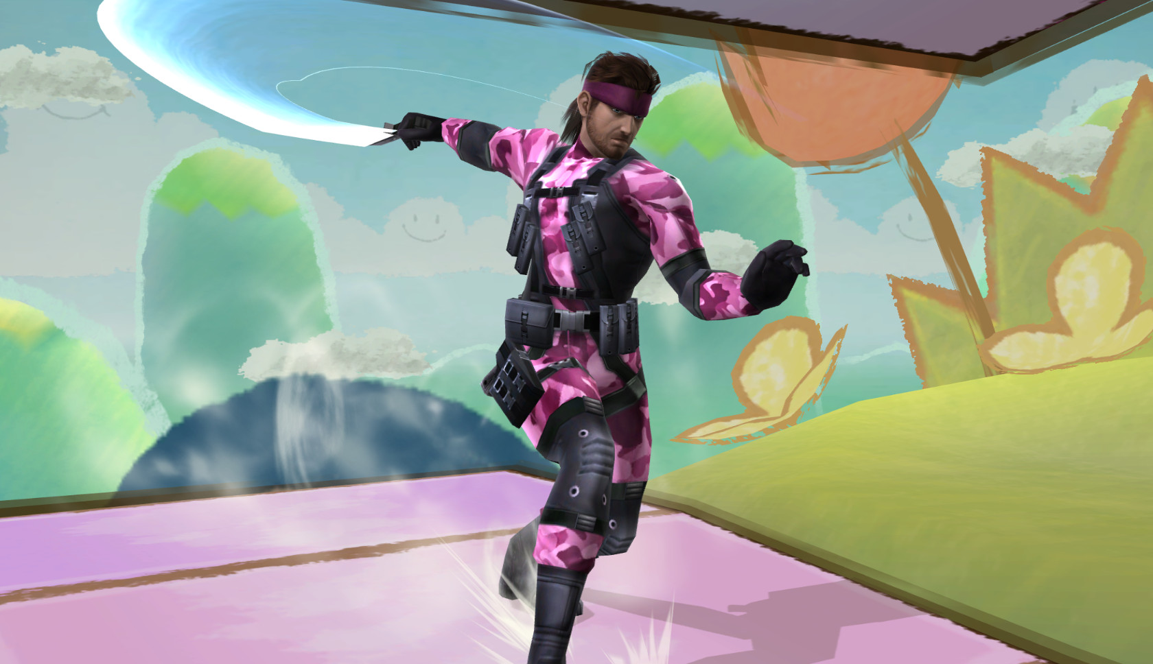 Smash 3C Solid Snake Mod for Super Smash Bros. Brawl | Brawl Mods