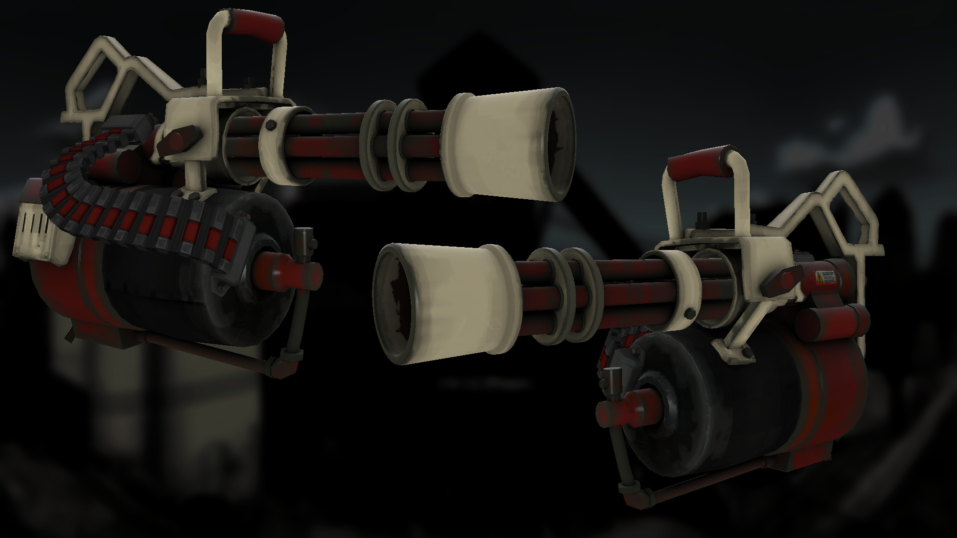 Team Themed Minigun Mod for Team Fortress 2 | TF2 Mods