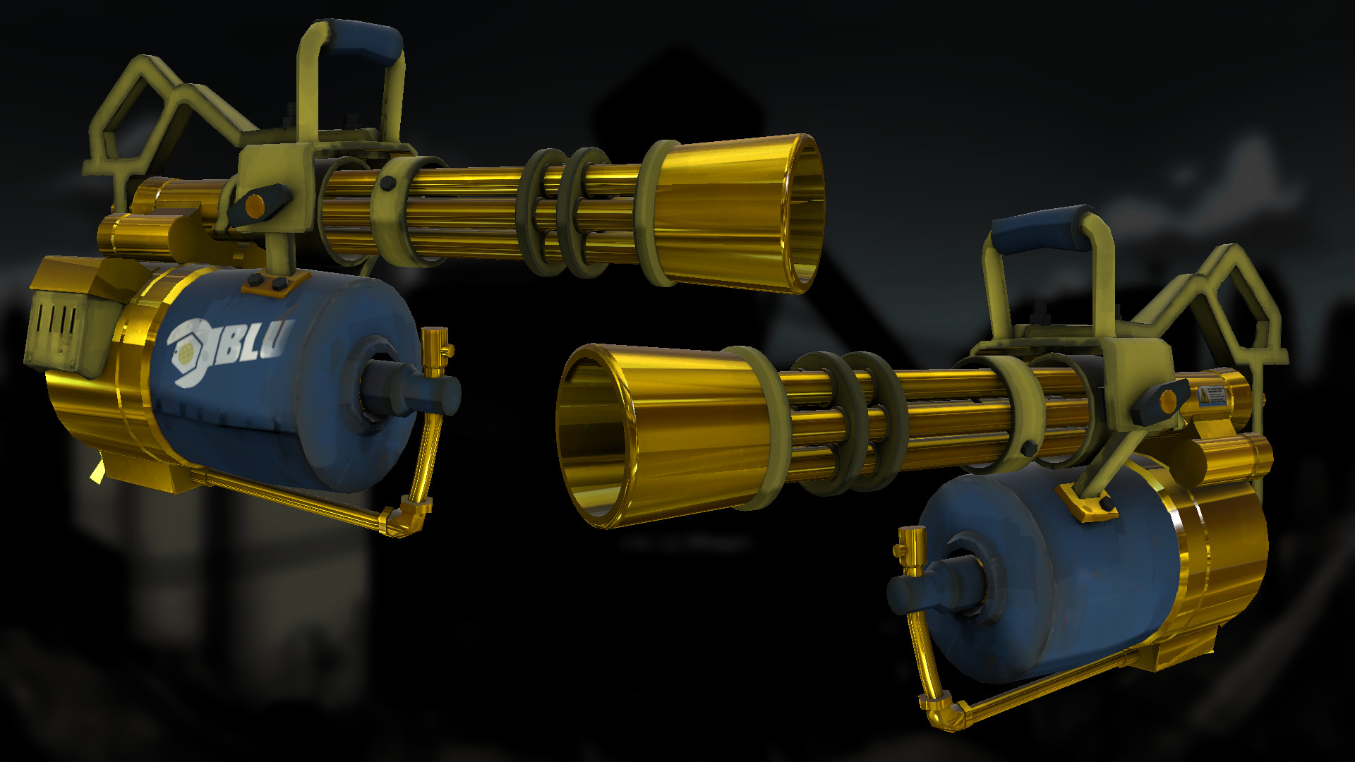 Team Themed Minigun Mod for Team Fortress 2 | TF2 Mods