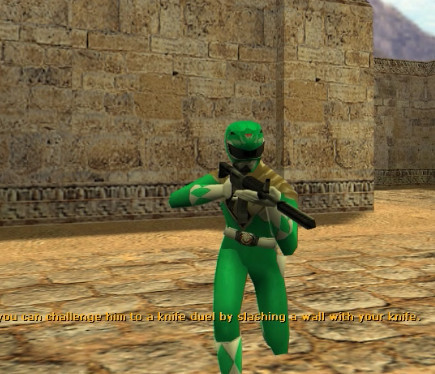 Green MMPR Power Ranger Mod for Counter-Strike 1.6 | CS1.6 Mods