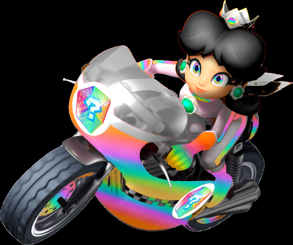 Rainbow Daisy Texture Pack Mod for Mario Kart Wii | MKWii Mods