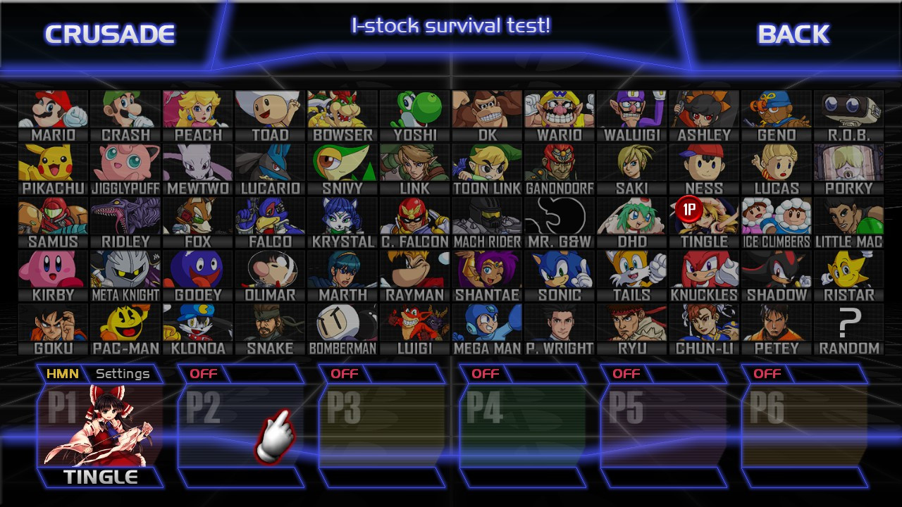 Reimu Colored Marisa (Only For CMC) Mod for Super Smash Bros. Crusade | SSBC Mods