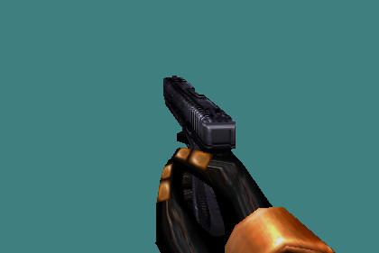 (Outdated) Gearbox LD Glock on HD HEV hands Mod for Half-Life | HL Mods