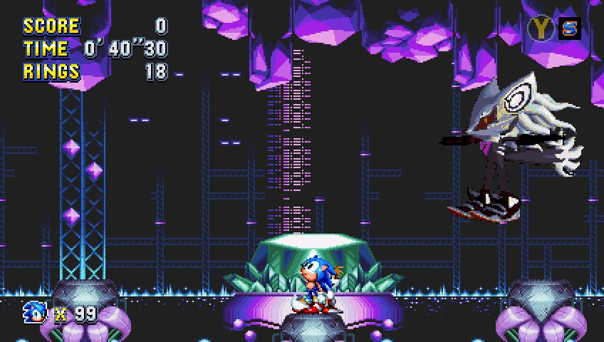 t-posing Infinite & crew Mod for Sonic Mania | SM Mods
