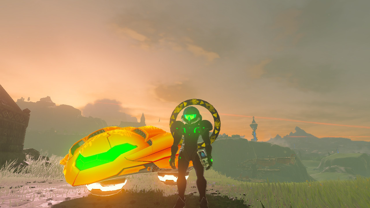 Samus Ship Mod for The Legend of Zelda: Breath of the Wild (WiiU ...