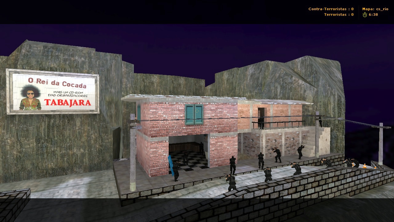 cs_rio night + Bot Waypoint Fix Mod for Counter-Strike 1.6 | CS1.6 Mods