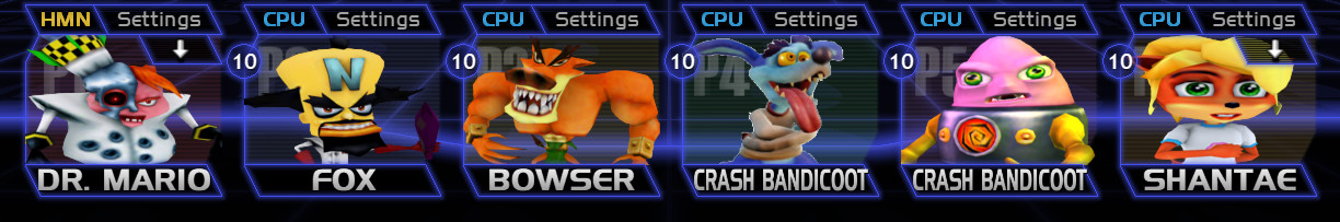 Crash Bandicoot Pack Mod for Super Smash Bros. Crusade | SSBC Mods