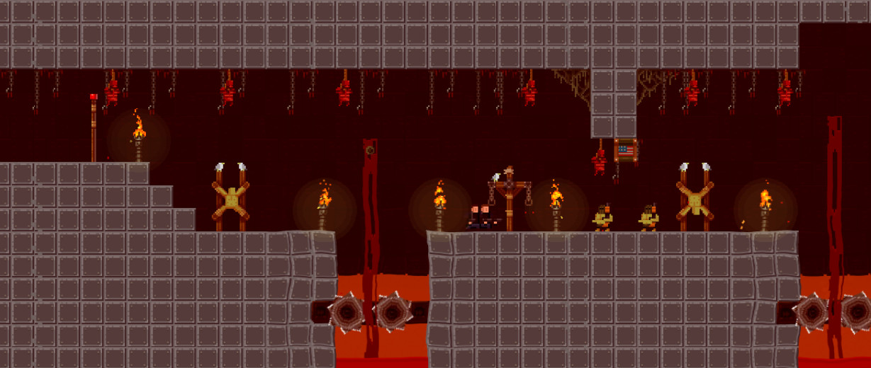 Super Mario Bros levels remake Mod for Broforce | Broforce Mods