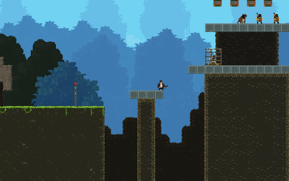 Super Mario Bros levels remake Mod for Broforce | Broforce Mods