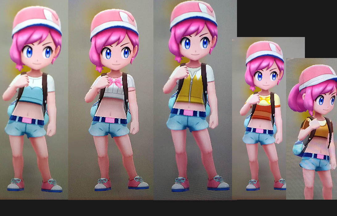 Female Trainer Wardrobe Updates Mod for Pokémon Let's Go! | LGPE Mods