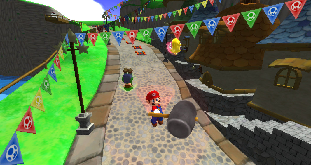 Super Mario Team Mod for Sonic World | SW Mods