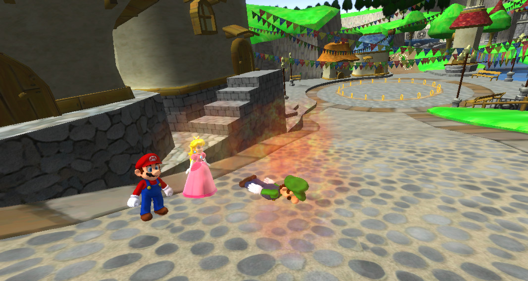 Super Mario Team Mod for Sonic World | SW Mods