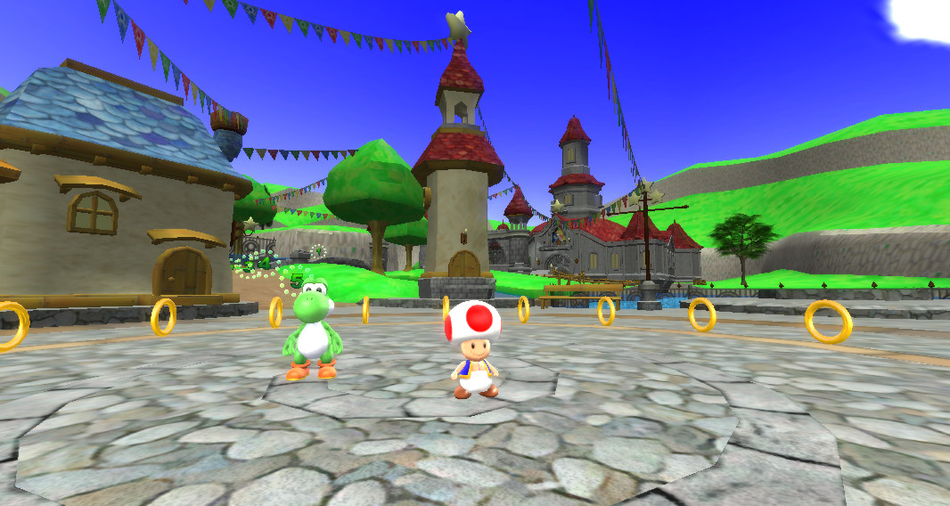 Super Mario Team Mod for Sonic World | SW Mods
