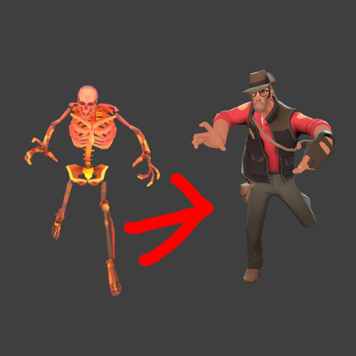 Skeleton Animation to Sniper Mod for Team Fortress 2 | TF2 Mods