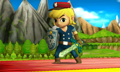 Royal Engineer Toon Link Mod for Super Smash Bros. (3DS) | SSB3DS Mods