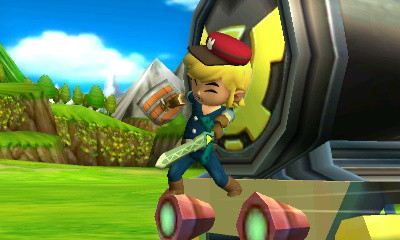 Royal Engineer Toon Link Mod for Super Smash Bros. (3DS) | SSB3DS Mods