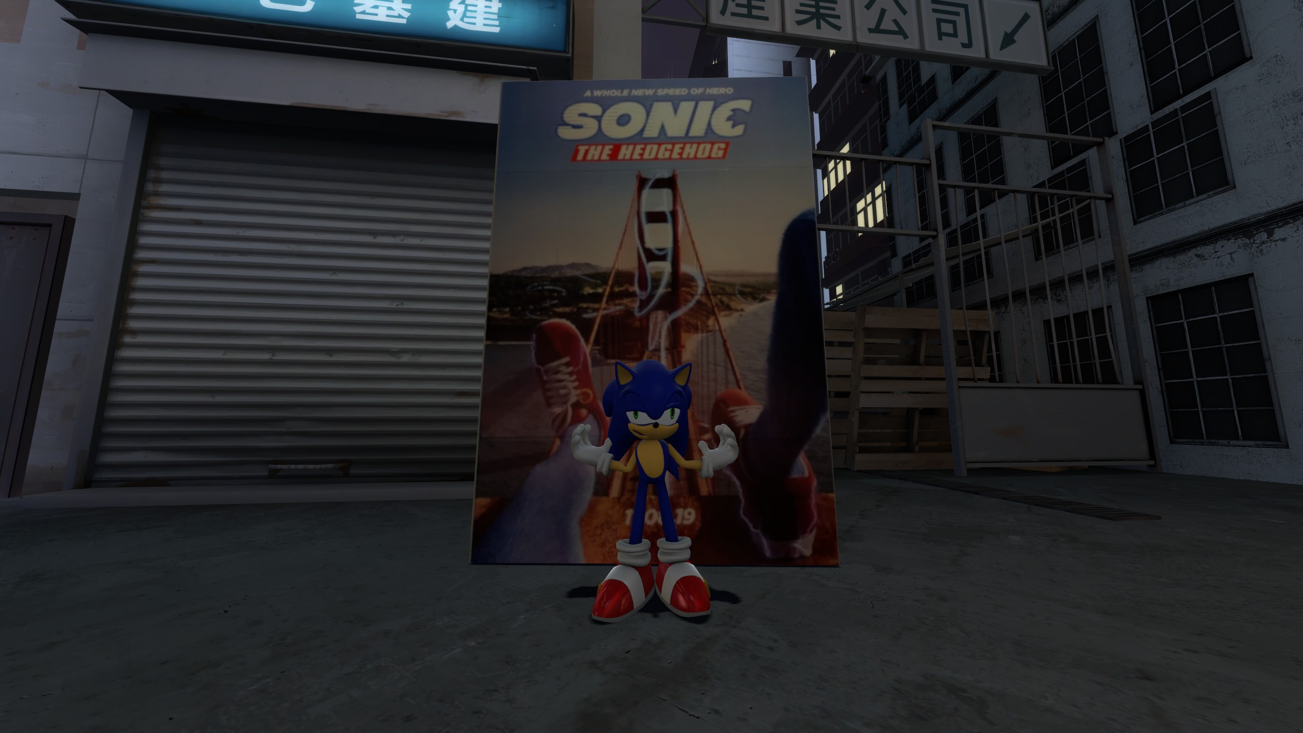 Sonic Movie Poster Mod for Garry's Mod | GMod Mods