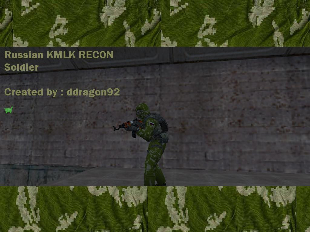 Russian KMLK RECON Soldier Mod for Counter-Strike 1.6 | CS1.6 Mods