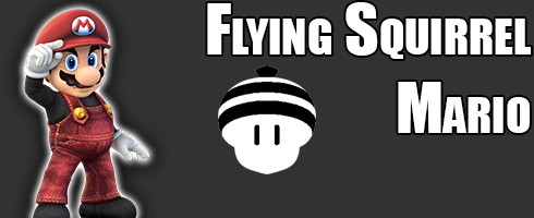 Flying Squirrel Powerup Mario Recolor [Super Smash Bros. Brawl] [Mods]
