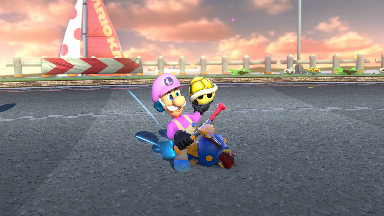 Negative Luigi Mod for Mario Kart 8 Deluxe | MK8D Mods