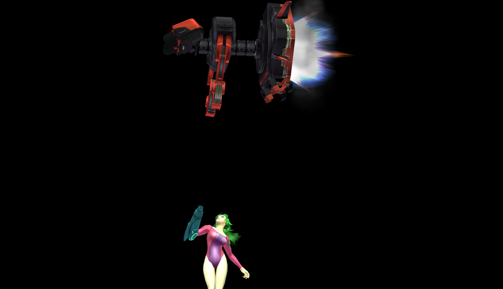 Justin Bailey (SJS) + Arm Cannon Mod for Super Smash Bros. Brawl ...