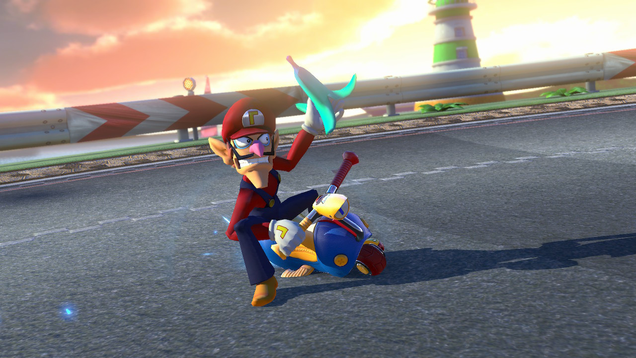 Red Waluigi Mod for Mario Kart 8 Deluxe | MK8D Mods
