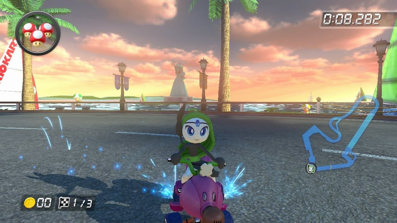Pink Wiggler Mod for Mario Kart 8 | MK8 Mods
