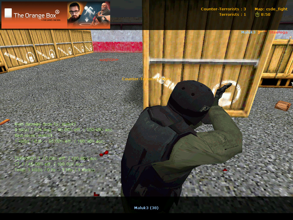 First Map CSDE_FIGHT [Counter-Strike 1.6] [Mods]