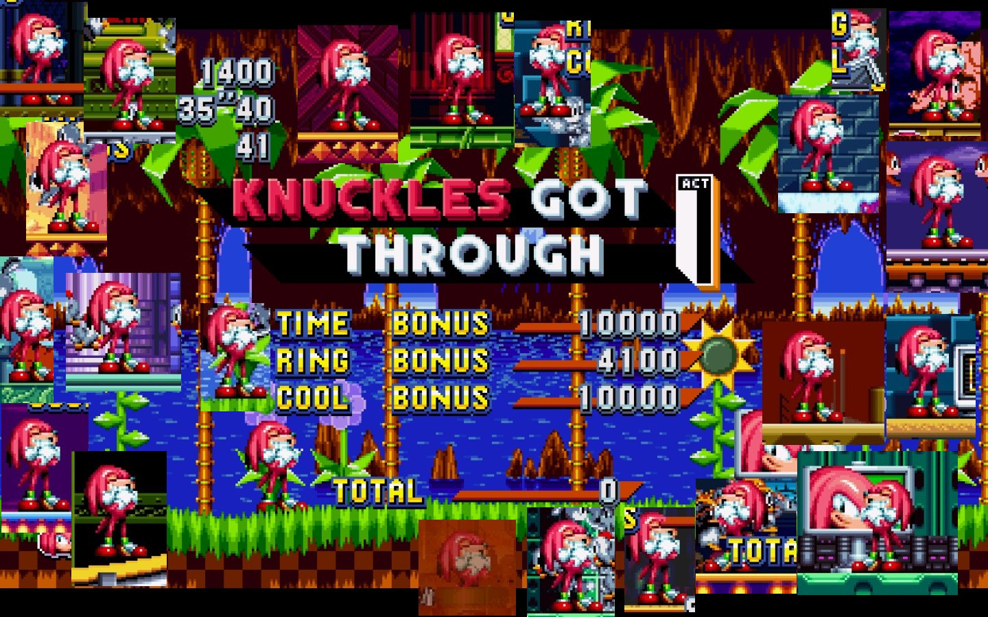 Chuckling Knuckles Victory Mod for Sonic Mania | SM Mods