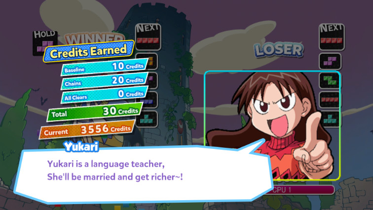Azumanga Daioh Character Pack Mod for Puyo Puyo Tetris | PPT Mods