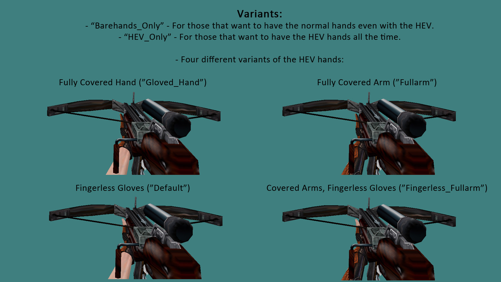 BHL Beta V2 Weapons - CSO Female Hands [Brutal Half-Life] [Mods]