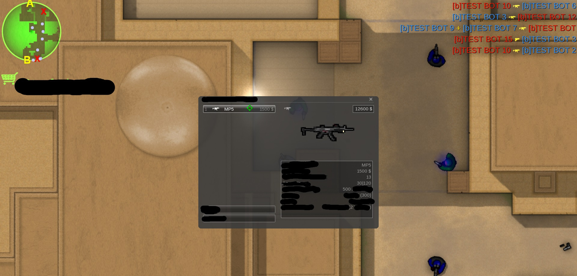 MP5 w/ Red Dot Sight +Flashlight [CS2D] [Mods]