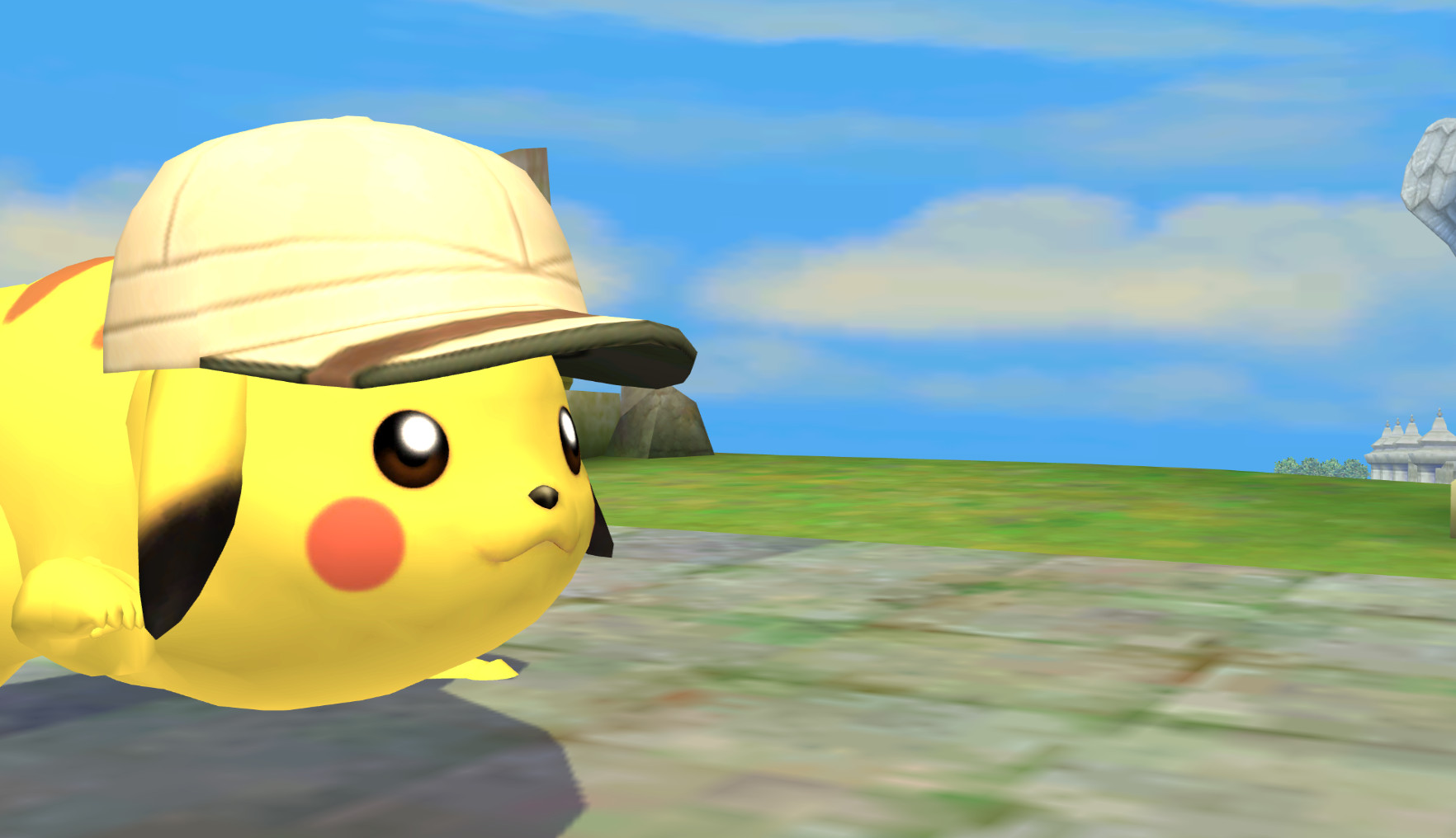 Let's Go Trainer Hat Pikachu Mod for Super Smash Bros. Brawl | Brawl Mods