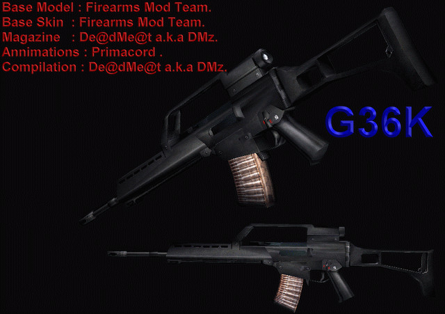 Firearms G36k [Counter-Strike 1.6] [Mods]